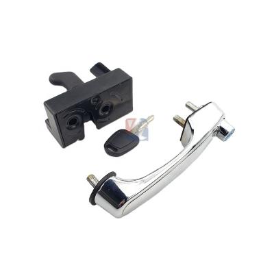China JUYULONG Excavator Parts for Doosan DX55-9C DX60-9C Cab Door Lock Assembly Inner and Outer Handles Lock Engine Electric Parts for sale