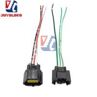 China JUYULONG High Voltage Sensor Connector/plug for Kobelco SK130/150/200/210/225-8 Excavator Construction Machinery Parts for sale