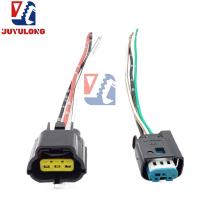China JUYULONG High Voltage Sensor Connector/plug for Kobelco SK130/150/200/210/225-8 Excavator Construction Machinery Parts for sale