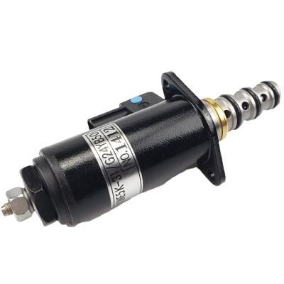 China JUYULONG Construction Machinery Parts Excavator Hydraulic Pump Rotary Brake Solenoid Valve for Kobelco for sale
