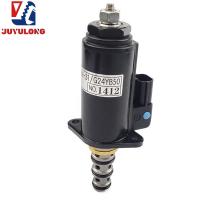 China JUYULONG Construction Machinery Parts Excavator Hydraulic Pump Rotary Brake Solenoid Valve for Kobelco for sale