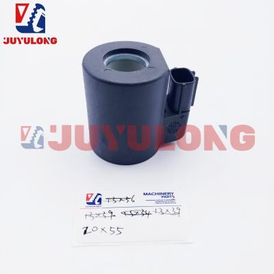 China JUYULONG  Solenoid Valve Coil for Kobelco SK200 210 300-8/10 Excavator Construction Machinery Parts for sale