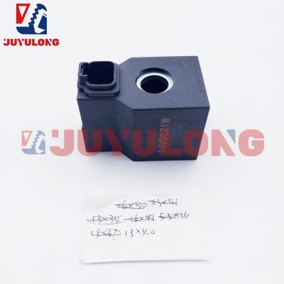 China JUYULONG High Quality Safety Lock Solenoid Valve Coil for Hyundai R210 215 225 275 335-7-9 Excavator Construction Machinery Part for sale