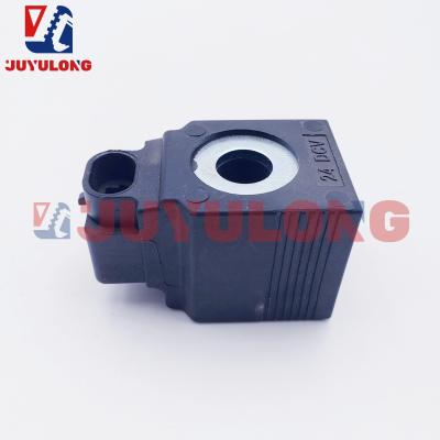 China JUYULONG Pilot Solenoid Valve Coil for Hyundai R150 210 215 225 275 305-7-9 Excavator Construction Machinery Parts for sale