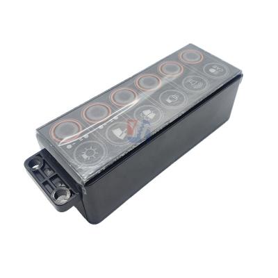 China JUYULONG Excavator Parts Headlight Wiper Control Panel Switch 21Q4-22181 for HYUNDAI R220-9 R320-9 Construction Machinery Parts for sale