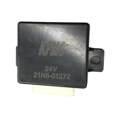 China JUYULONG Relay 21N6-01272 Construction Machinery Parts for HYUNDAI R215-7 225-7 210-7 220-7 Excavators Wiper Relay for HYUNDAI for sale