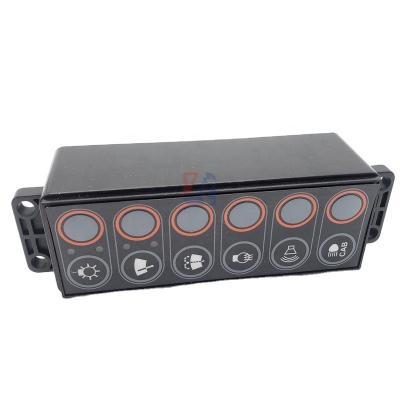 China JUYULONG Wiper Headlight Controller Switch Control Panel 21Q6-30601 for HYUNDAI R150 215 275 225 305-9 Excavator Parts for sale