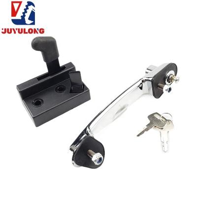 China JUYULONG Total Construction Machinery Parts Cab Door Lock Handle for Hyundai R60-7 55 60-9 60VS Excavators for sale