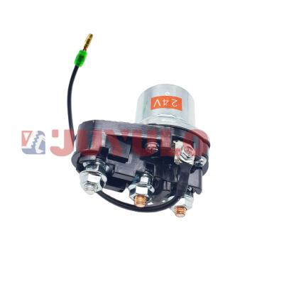 China JUYULONG High Quality Power-on Preheating Relay 21N8-42050 24V for Hyundai  R140-9 160-9 215VS Construction Machinery Parts for sale