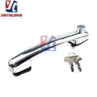 China JUYULONG Cab Door Lock Assembly Inner and Outer Handle Lock Body for Hyundai R60-7 Excavator Construction Machinery Parts for sale