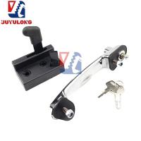 China JUYULONG Cab Door Lock Assembly Inner and Outer Handle Lock Body for Hyundai R60-7 Excavator Construction Machinery Parts for sale