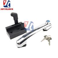 China JUYULONG Cab Door Lock Assembly Inner and Outer Handle Lock Body for Hyundai R60-7 Excavator Construction Machinery Parts for sale