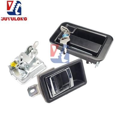 China JUYULONG Cab Door Lock Assembly External Handle for Hyundai R80 150 215 220 225 305-7 Excavator Construction Machinery Parts for sale