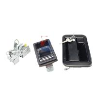 China JUYULONG Cab Door Lock Assembly External Handle for Hyundai R80 150 215 220 225 305-7 Excavator Construction Machinery Parts for sale