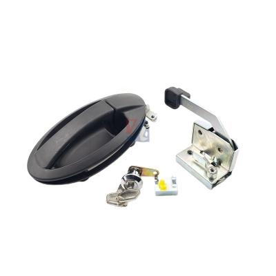 China JUYULONG PC56-7 60-8 70-8 Cab Door Lock Assembly Inner Puller Outer Puller Lock Block for Komatsu Excavator Spare Parts for sale