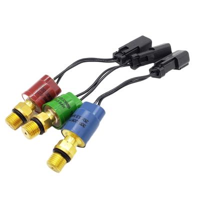 China JUYULONG Universal Construction Machinery Parts JCB220 240 360 Red Green Blue Pressure Sensor Switch 332J0671 Walk-Behind for sale