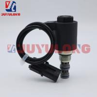 China JUYULONG High Quality Pilot Rotary Safety Lock Solenoid Valve Coil Spool for Sany SY55 60 75-9-10 Construction Machinery Parts for sale