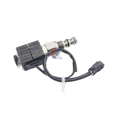 China JUYULONG High Quality Pilot Safety Lock Rotary Solenoid Valve for Sany SY55/65/135/215-8 Construction Machinery Parts for sale