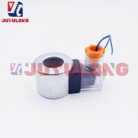 China JUYULONG 12V Hydraulic Solenoid Valve Coil for Sany SY75 SY135 SY215 SY315 Excavator Construction Machinery Parts for sale
