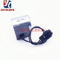China JUYULONG Safety Lock Rotary Solenoid Valve Coil for Sany 75 Lovol 60 60 85 135  Excavator  Construction Machinery Parts for sale