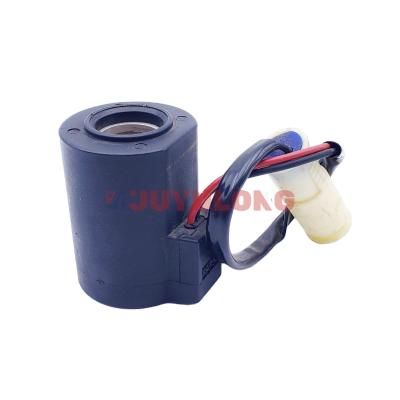 China For  55 80 210 240 290 360B Excavator Parts Pilot Safety Lock Solenoid Valve Coil Construction Machinery Accessory for sale