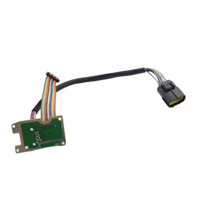 China JUYULONG Plug for EC210 290 Monitor Display Screen 14390065 Excavator Monitor Connector Plug  for for sale