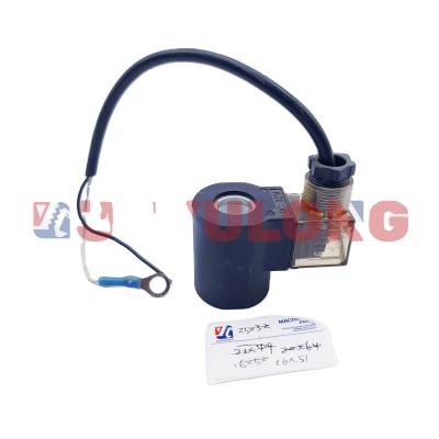 China JUYULONG 12V/24V Hydraulic Solenoid Valve Coil for  EC380 EC250 Excavators Construction Machinery Parts for sale