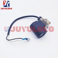 China JUYULONG 12V/24V Hydraulic Solenoid Valve Coil for  EC380 EC250 Excavators Construction Machinery Parts for sale