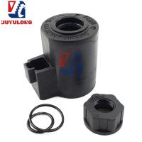 China JUYULONG Solenoid Valve Coil and stem for  EC55 140 210 240 290 360 Excavators Construction Machinery Parts for sale