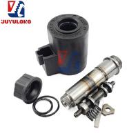China JUYULONG Solenoid Valve Coil and stem for  EC55 140 210 240 290 360 Excavators Construction Machinery Parts for sale