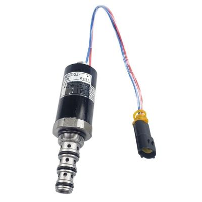 China JUYULONG  KWE5K-20/G24D07 Rotary Pump Safety Lock Solenoid Valve for Kato 820-2-3 Construction Machinery Parts for sale