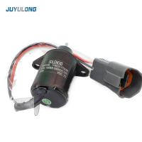 China JUYULONG Flameout Switch Flameout Solenoid Valve for Yanma Engine 4TNV94/98 Engine Construction Machinery Parts for sale