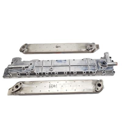 China JUYULONG Hot Sale Construction Machinery Parts for Isuzu 6BG1 6BD1 Engine Oil Cooler Cover Radiator for EX200 EX200-1 ZX200 6BD1 for sale