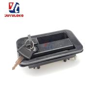 China JUYULONG Excavator Parts YC85 135-8-6 Cab Door Lock Assembly Latch Block New Construction Machinery Parts for sale