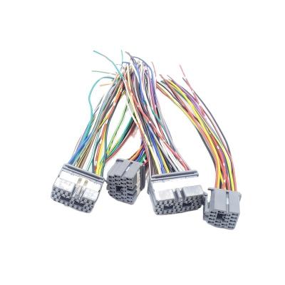 China JUYULONG Custom Auto Radio ISO Wiring Harness 16 Pin Stereo Wire Cable Harness Automotive Wire Cable Assembly  Engineering Parts for sale