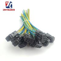 China JUYULONG Universal 16Pin Car Wire Harness Adapter Connector Plug Into Car DVD CD Radio Stereo Construction Machinery Parts for sale