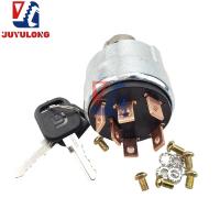 China JUYULONG Electric Ignition Switch Door Lock Start Key Switch for Liugong 906 907 908 225C/D Construction Machinery Parts for sale