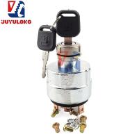 China JUYULONG Electric Ignition Switch Door Lock Start Key Switch for Liugong 906 907 908 225C/D Construction Machinery Parts for sale