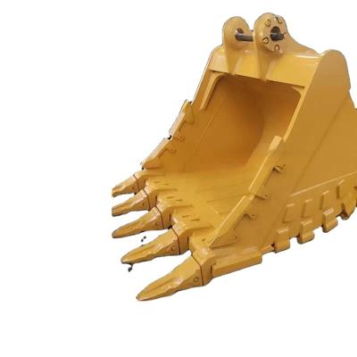 China JUYULONG Excavator Earthmoving Bucket Rock Bucket Mining Bucket for CAT Komatsu Sany Kobelco  Construction Machinery Parts for sale