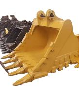 China JUYULONG Excavator Earthmoving Bucket Rock Bucket Mining Bucket for CAT Komatsu Sany Kobelco  Construction Machinery Parts for sale