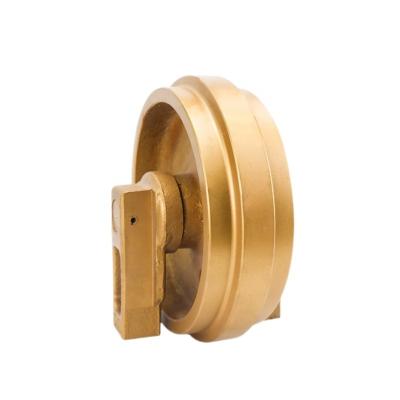 China JUYULONG Idler Wheel Chassis Guide Tensioner for Kobelco SK55/60/70/75/100/140/250 Excavators Construction Machinery Parts for sale