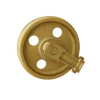 China JUYULONG Idler Wheel Chassis Guide Tensioner for Kobelco SK55/60/70/75/100/140/250 Excavators Construction Machinery Parts for sale