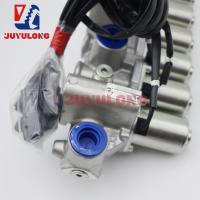 China JUYULONG Pilot Safety Lock Rotary Solenoid Valve Group for Komatsu PC130 200 240 300-6-8 Excavator Construction Machinery Parts for sale