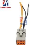 China JUYULONG Injector Nozzle Wiring Harness Plug  Suitable for Komatsu PC200 210 220 240-8 Excavator Engineering Parts for sale