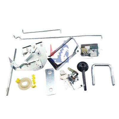 China JUYULONG Excavator Parts Komatsu PC200-5 PC120-5 PC60-6 Cab Door Lock Assembly Outside Pull Locking Piece for sale