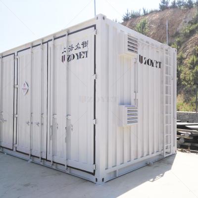China Outdoor Gas Cylinder Storage Container with Intelligent Monitoring System and Customized Design for Gas Leak Detection for sale