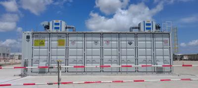 China CE Certified Fire Rated Lithium Battery Storage Container sealed construction for sale