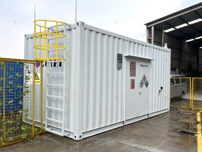China 20ft 40ft Container For Storing Hazardous Chemical Goods Walk In Type Shelf Container CE/EN60079/EN13501/NFPA/OSHA Certified for sale