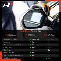 China Front Driver Black Power Heated Mirror with 6-Pins for Toyota Camry 2018-2022 for sale