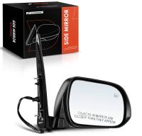 China Front Passenger Black Power Heated Mirror for Toyota Sienna 2011-2017 for sale
